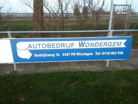 Wondergem-reclamebord – VV Serooskerke